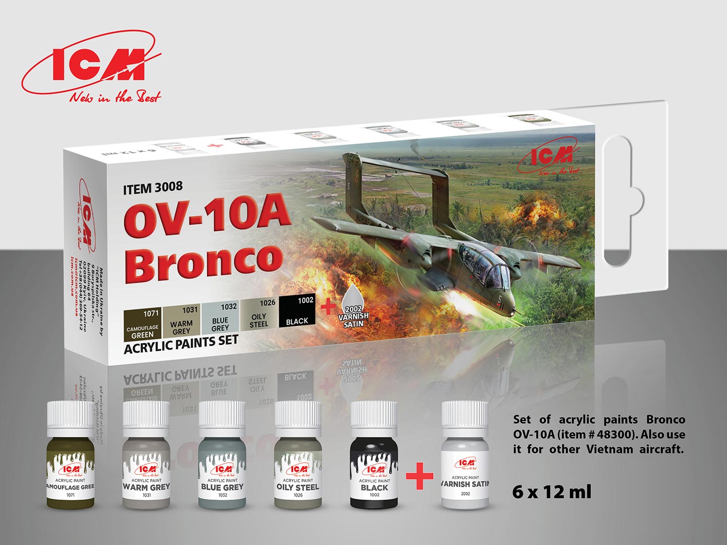AVAILABLE! Acrylic paint set for OV-10A BRONCO (and other Vietnam ...