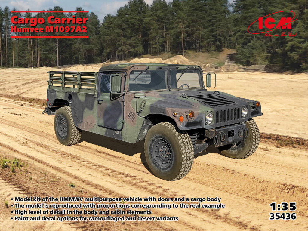 Cargo Carrier Humvee M1097A2 - ICM Holding